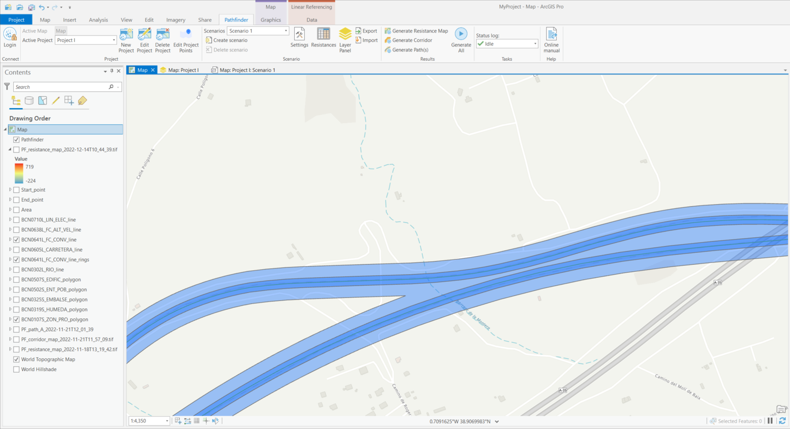 Esri ArcGIS integration - Gilytics | ESRI arcGIS Pro routing infrastructure | roads optimal ...